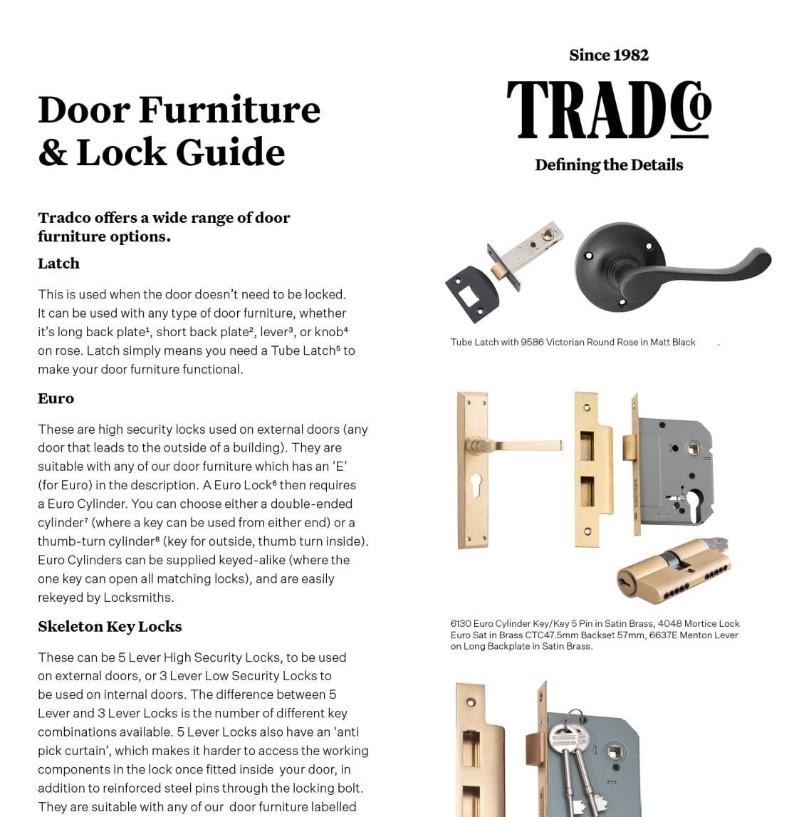 Download our Helpful Door Hardware Guides – TradCo - TradCo