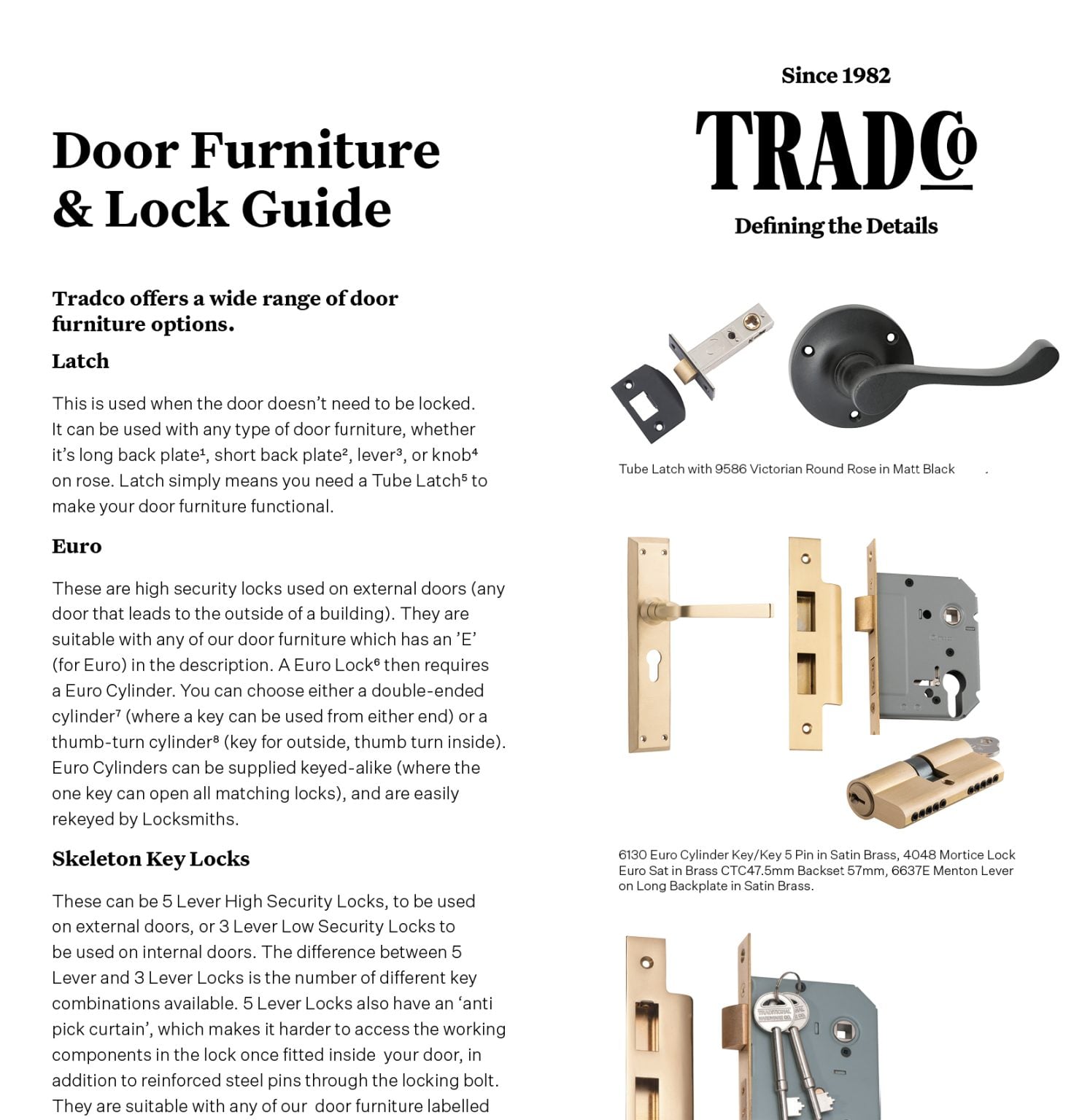Download our Helpful Door Hardware Guides – TradCo - TradCo